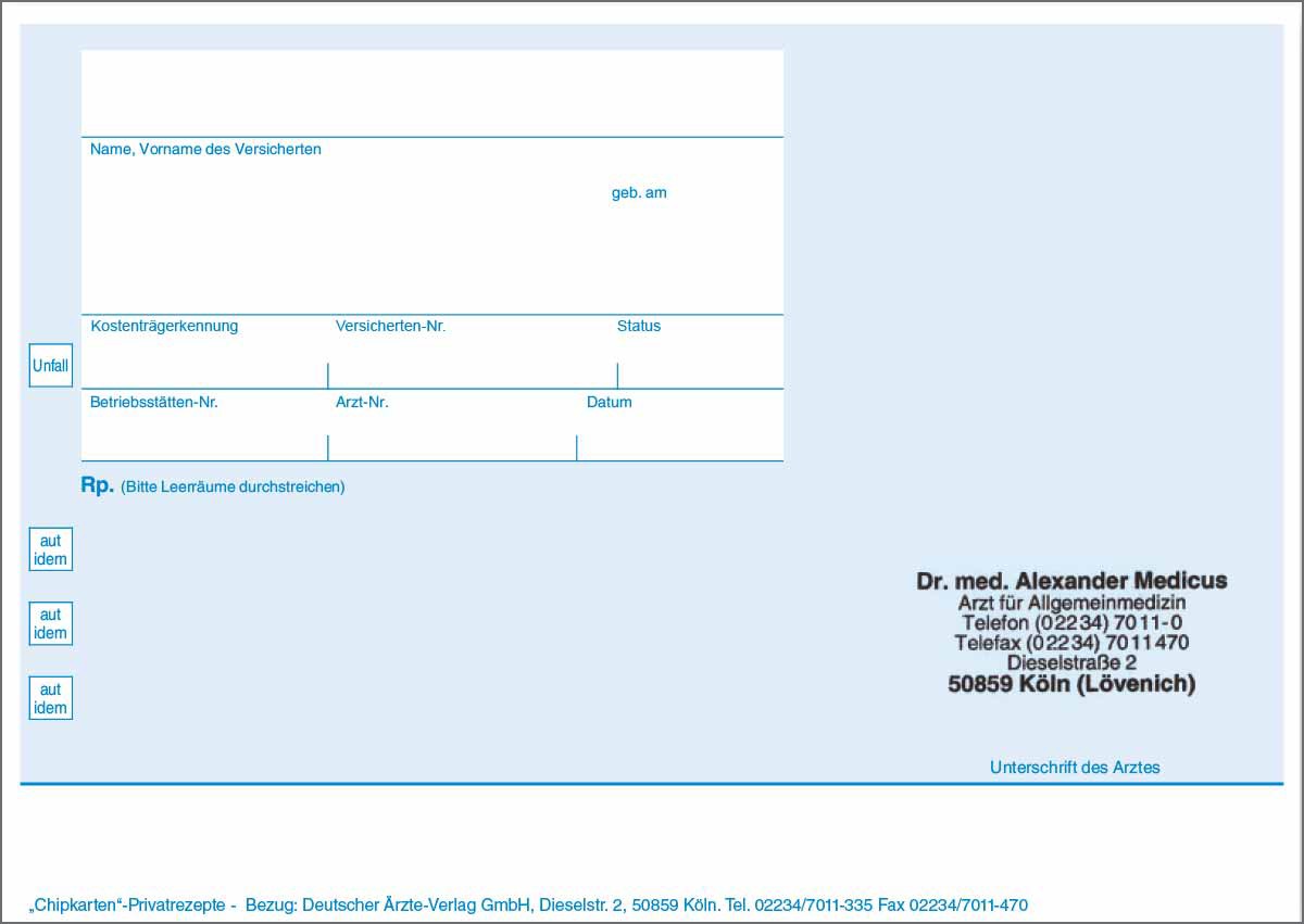 Privatrezepte I Ärzteverlag-Shop